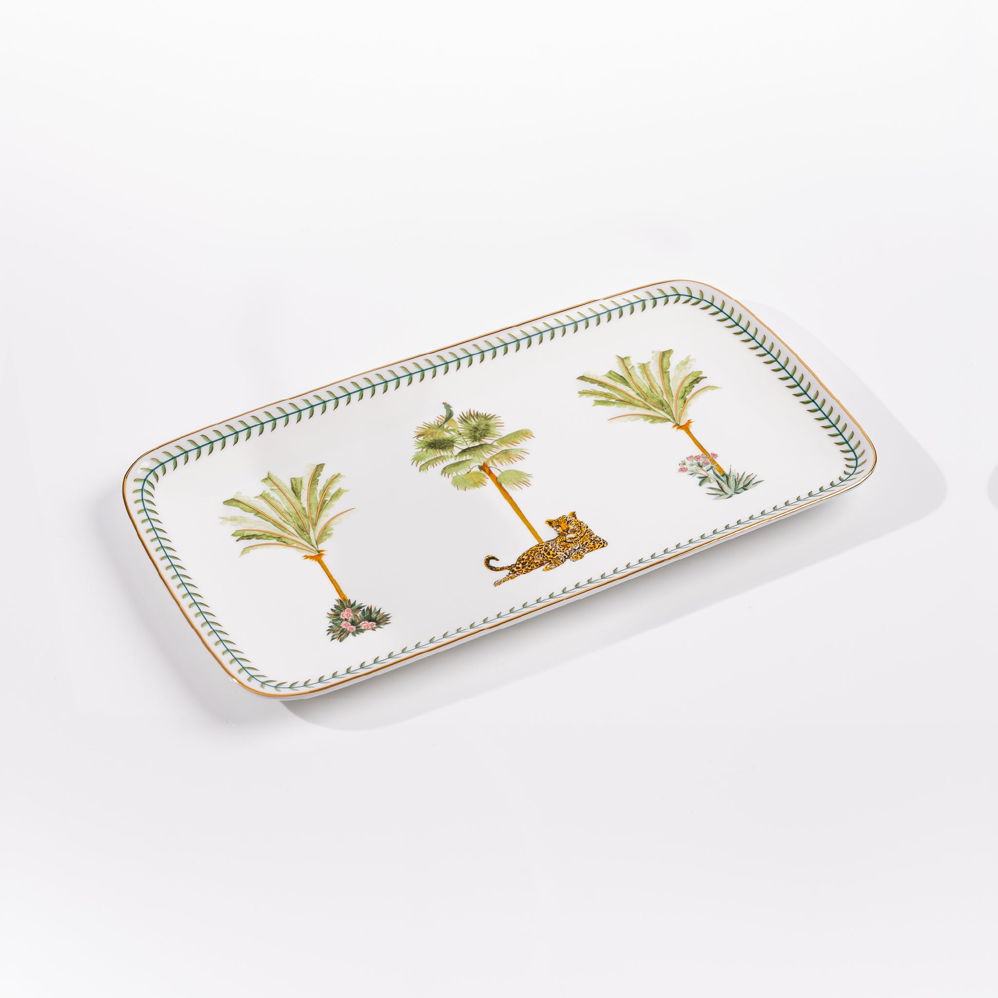 Nyara Rectangular Platter - 33 cm | Vegan Bone China | Studio Earth